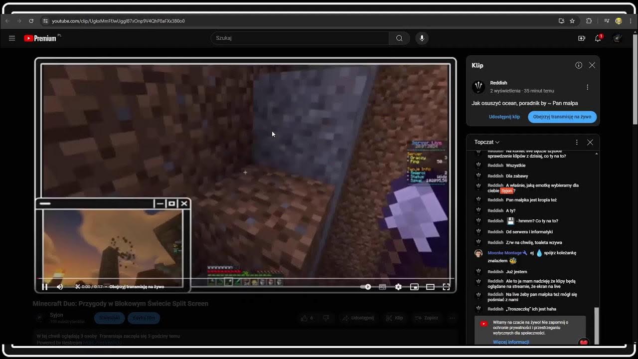 Minecraft Duo: Przygody w Blokowym Świecie Split Screen - YouTube