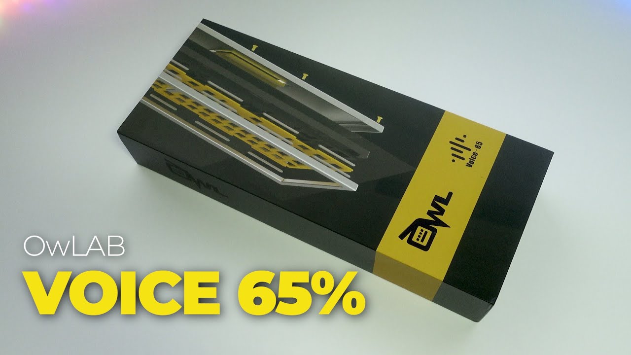 OwLab Voice65% Keyboard Unboxing & Build | 보이스65% 언박싱 & 빌드 - YouTube