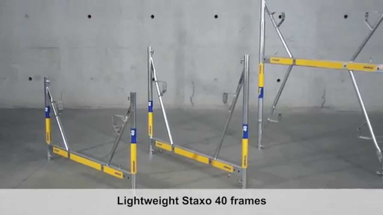 Load-bearing tower Staxo 40 - System overview [EN] - YouTube