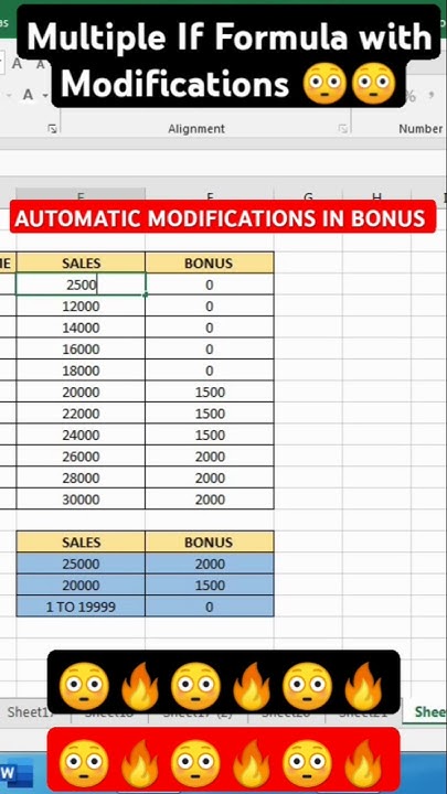 Multiple If If Ifs Excel Msexcel Advanceexcel Video Youtube Youtuber Yt Shortvideo