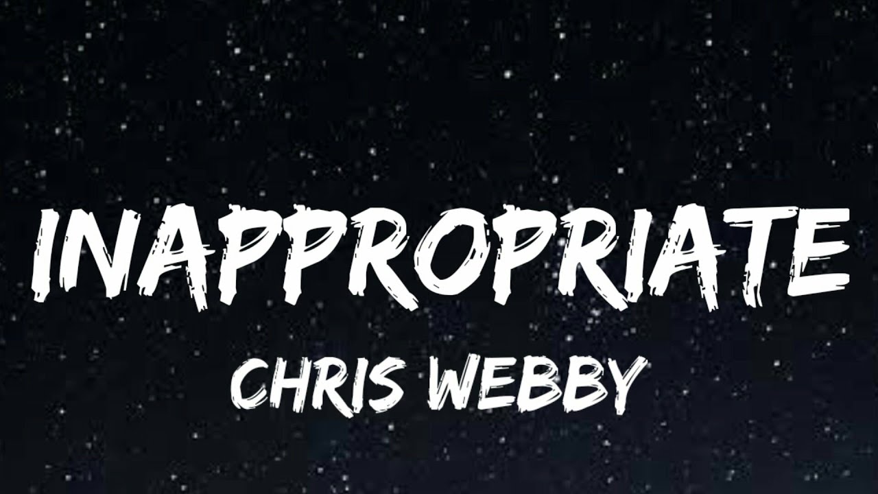 Chris Webby - Inappropriate Freeverse (Lyrics) New Song - YouTube
