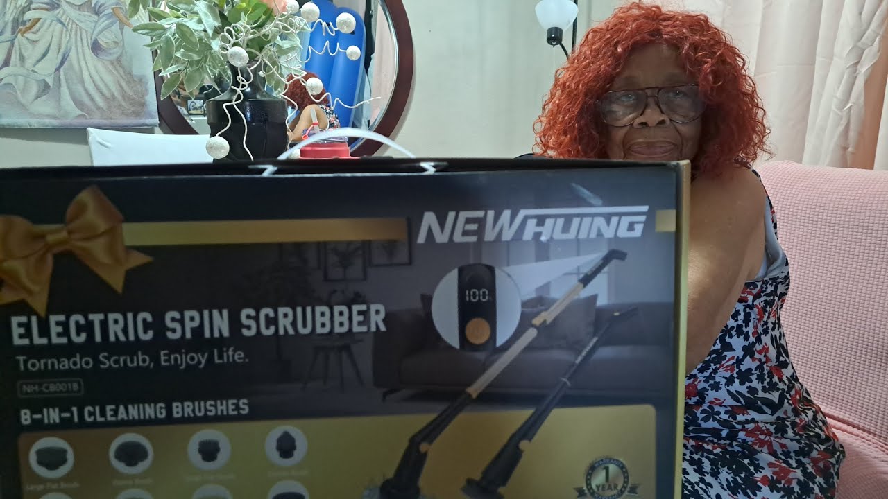 My Review of the NEW HUING Electric Spin Scrubber , love it 😀 - YouTube