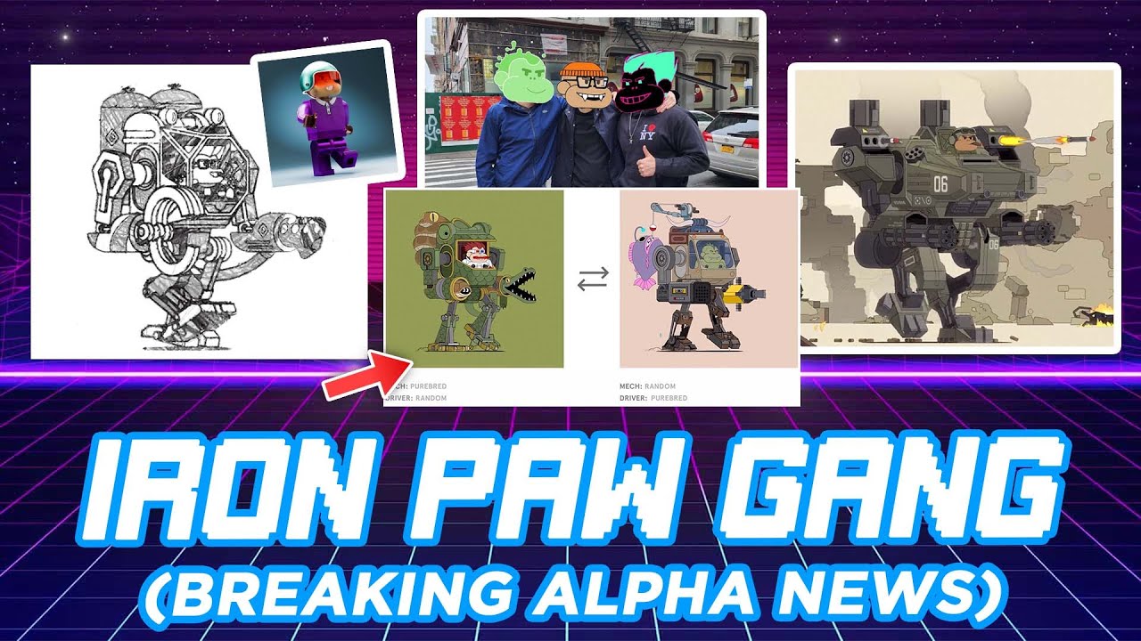 Iron Paw Gang NFT - Champions Alpha News (4 Faction Details ) 👀 - YouTube