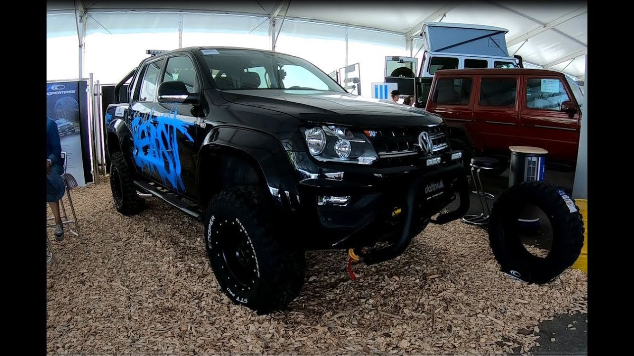 VOLKSWAGEN VW AMAROK V6 PICK-UP THE BEAST DELTA WHEELS TUNING SHOW CAR ...