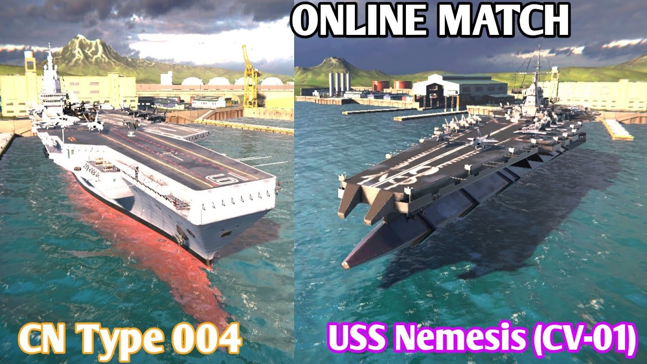 CN Type 004 & USS Nemesis (CV 01) Gameplay - Modern Warships - YouTube