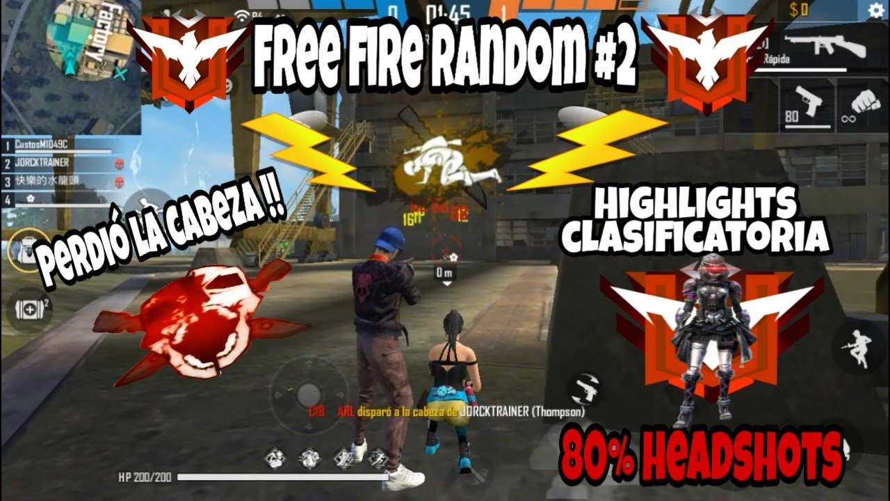 Free Fire Random// Highlights Clasificatoria// Jugando en pc// Smartgaga//Mejores jugadas #2 ...