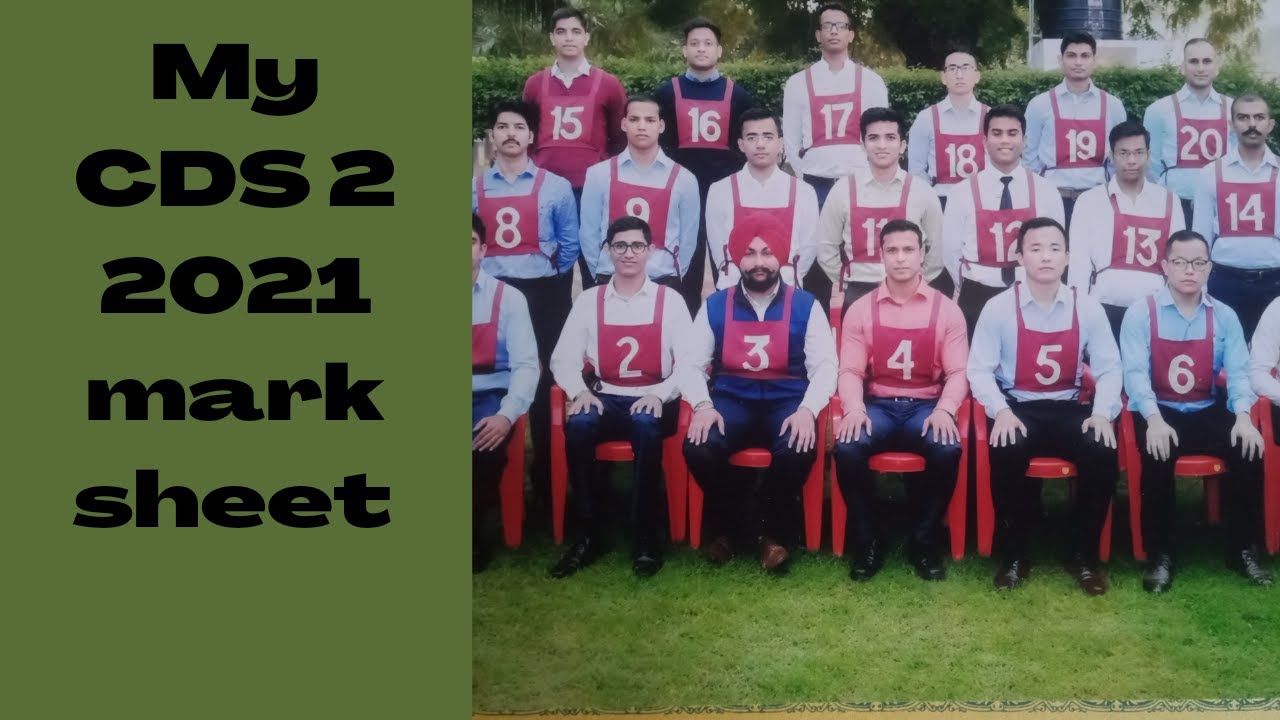 my CDS 2 2021 marksheet - YouTube