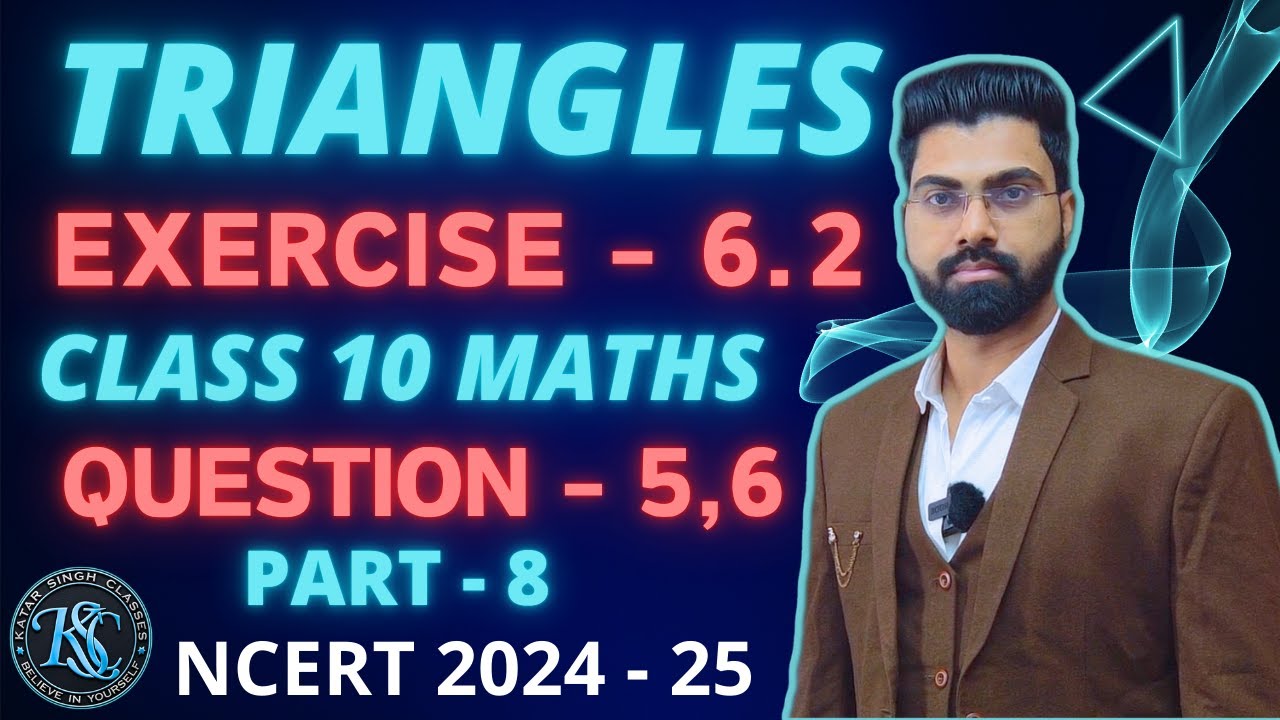 Class 10 Maths Triangles Exercise 6 2 Question 5 6 CBSE NCERT class-10-maths-triangles-exercise-6-2-question-5-6-cbse-ncert