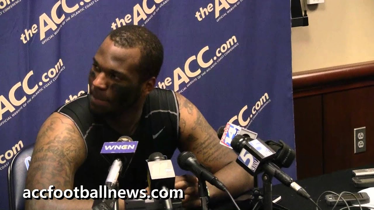 Duke quarterback Anthony Boone speaks after win over UNC - YouTube