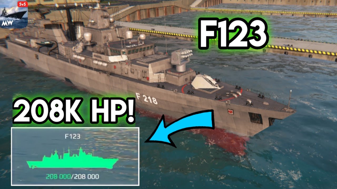 New F123 T2 Frigate With 208k HP | Modern Warships - YouTube