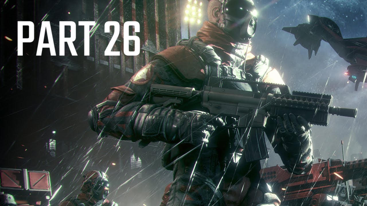 BATMAN: ARKHAM KNIGHT Complete Walkthrough Part 26 - Militia Beatdown ...