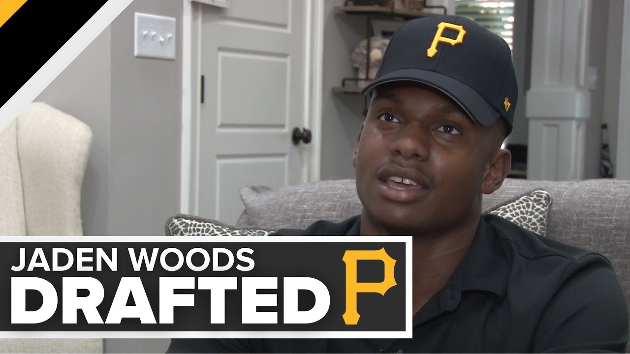 Jaden Woods discusses being drafted by the Pittsburgh Pirates - YouTube