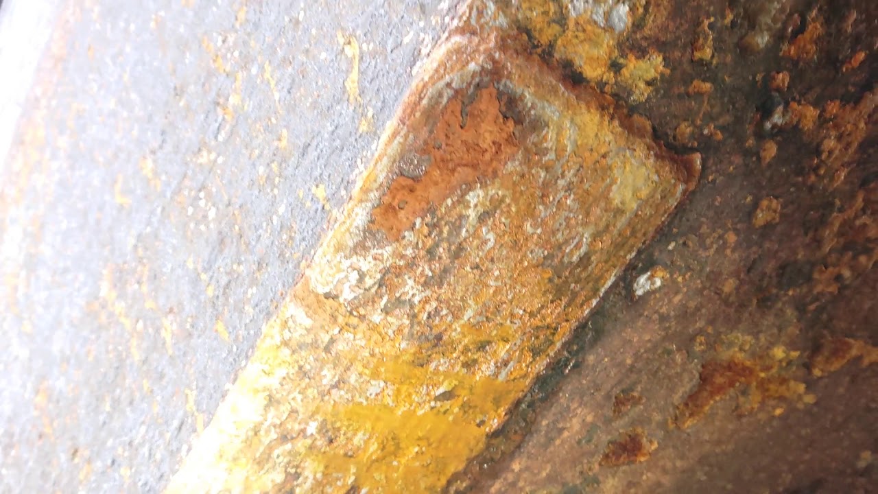 Narrow boat serious wear and corrosion - YouTube