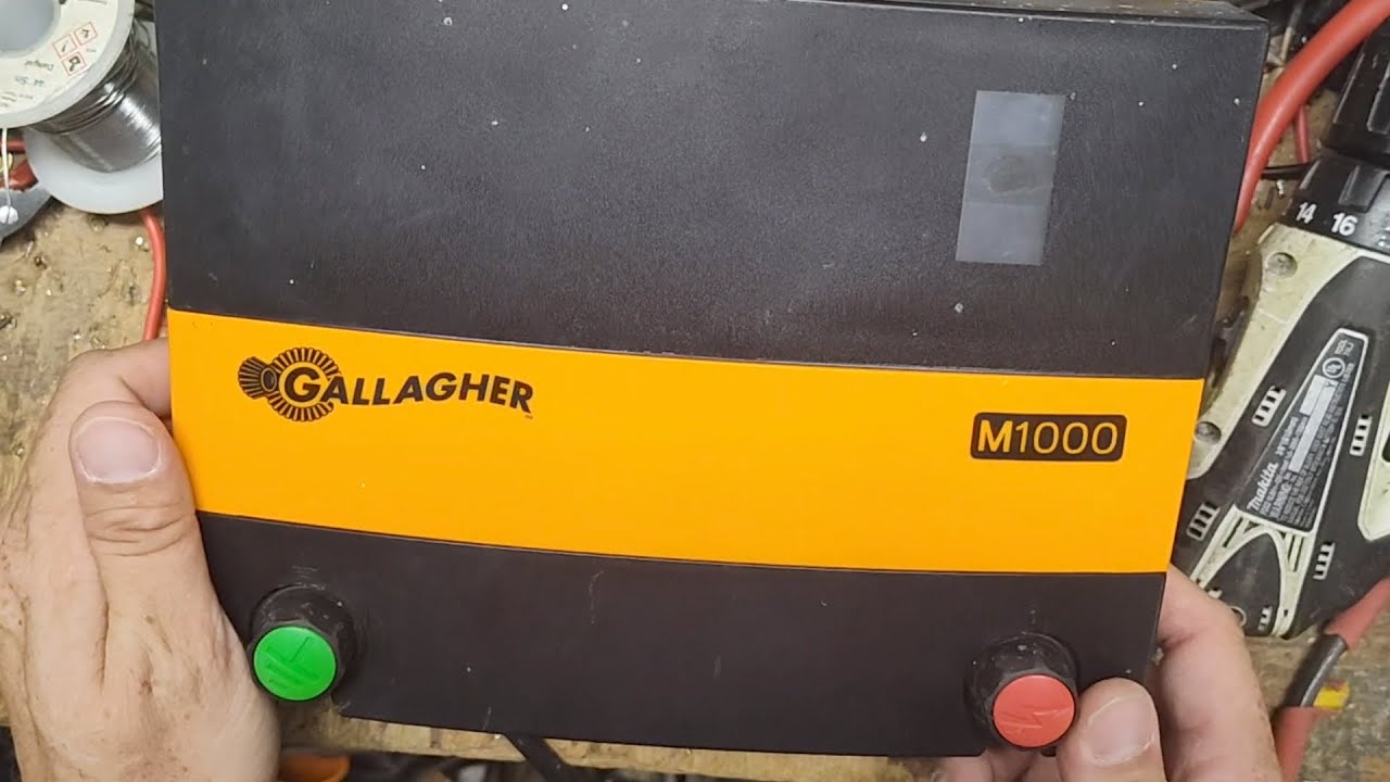 How To Test & Fix An Electric Fence Energizer | Gallagher M1000 Repair ...