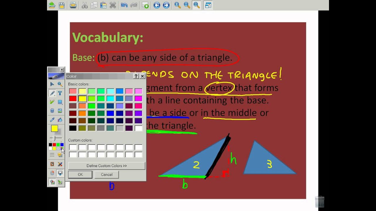 Using Formulas in Geometry.avi - YouTube
