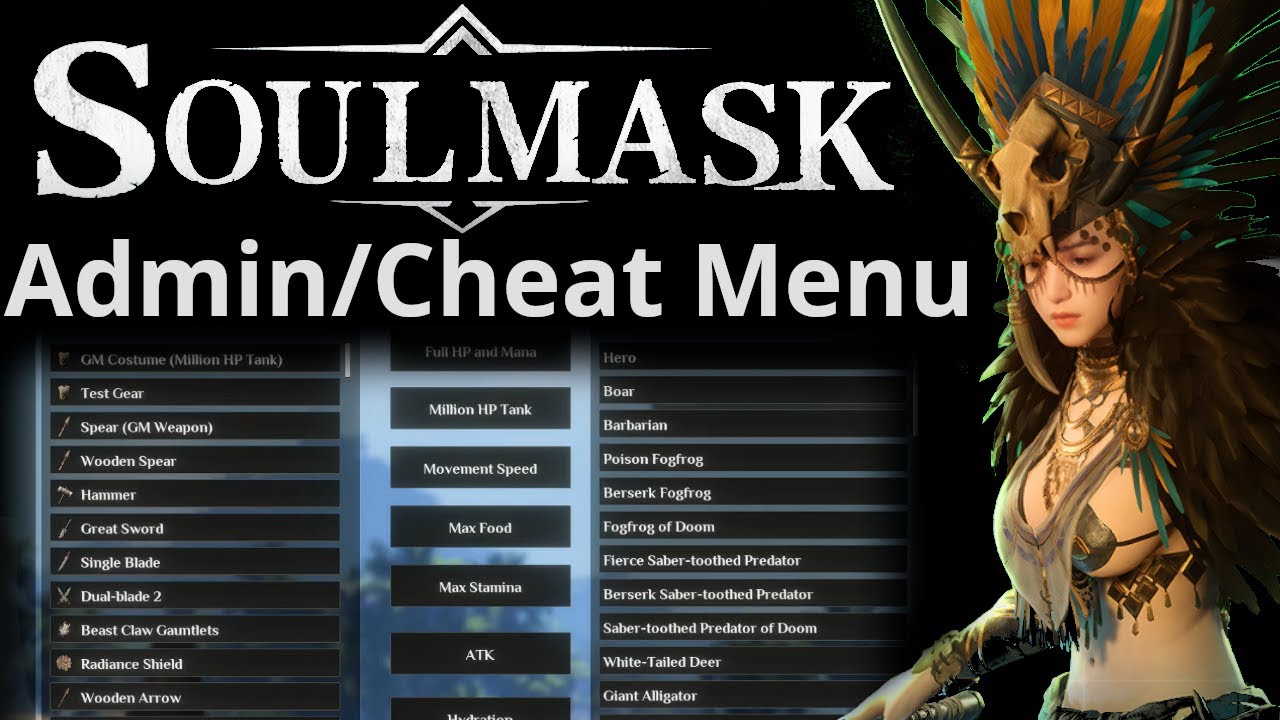 Soulmask - Access Cheat Menu in Solo - YouTube