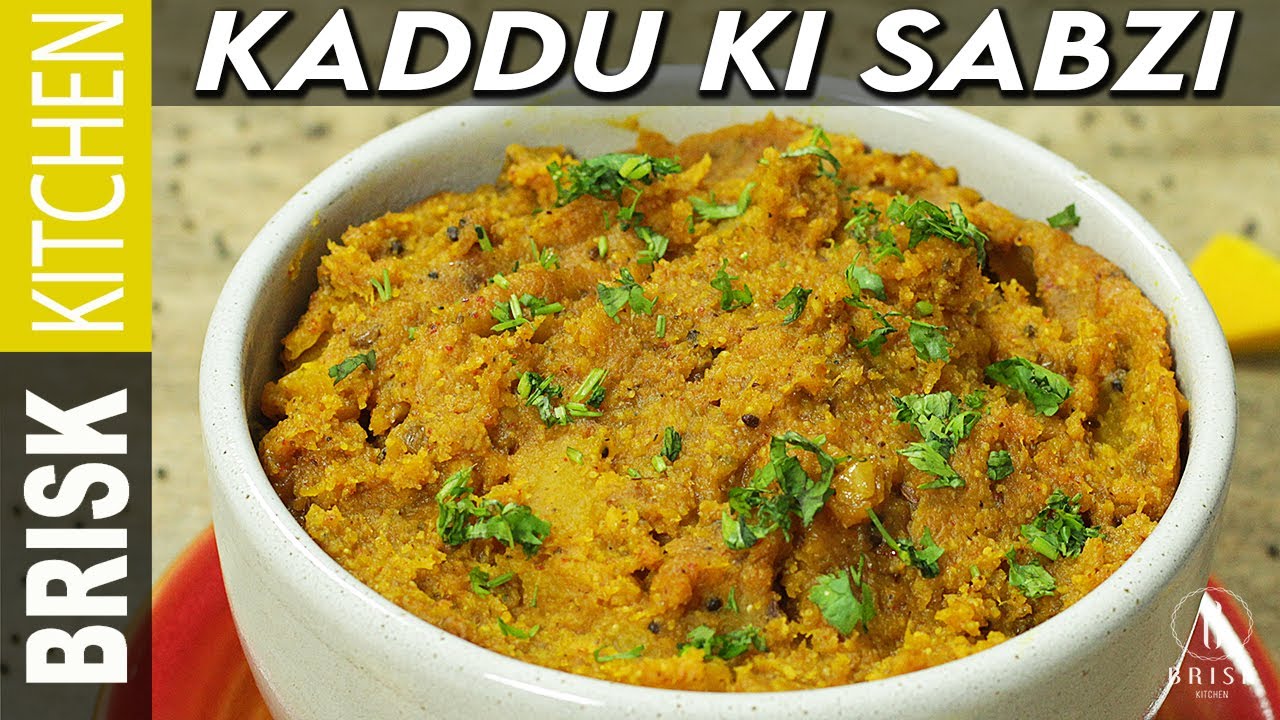 South Indian Style Pumpkin Dish| Kaddu Ki Sabji | Brisk Kitchen - YouTube