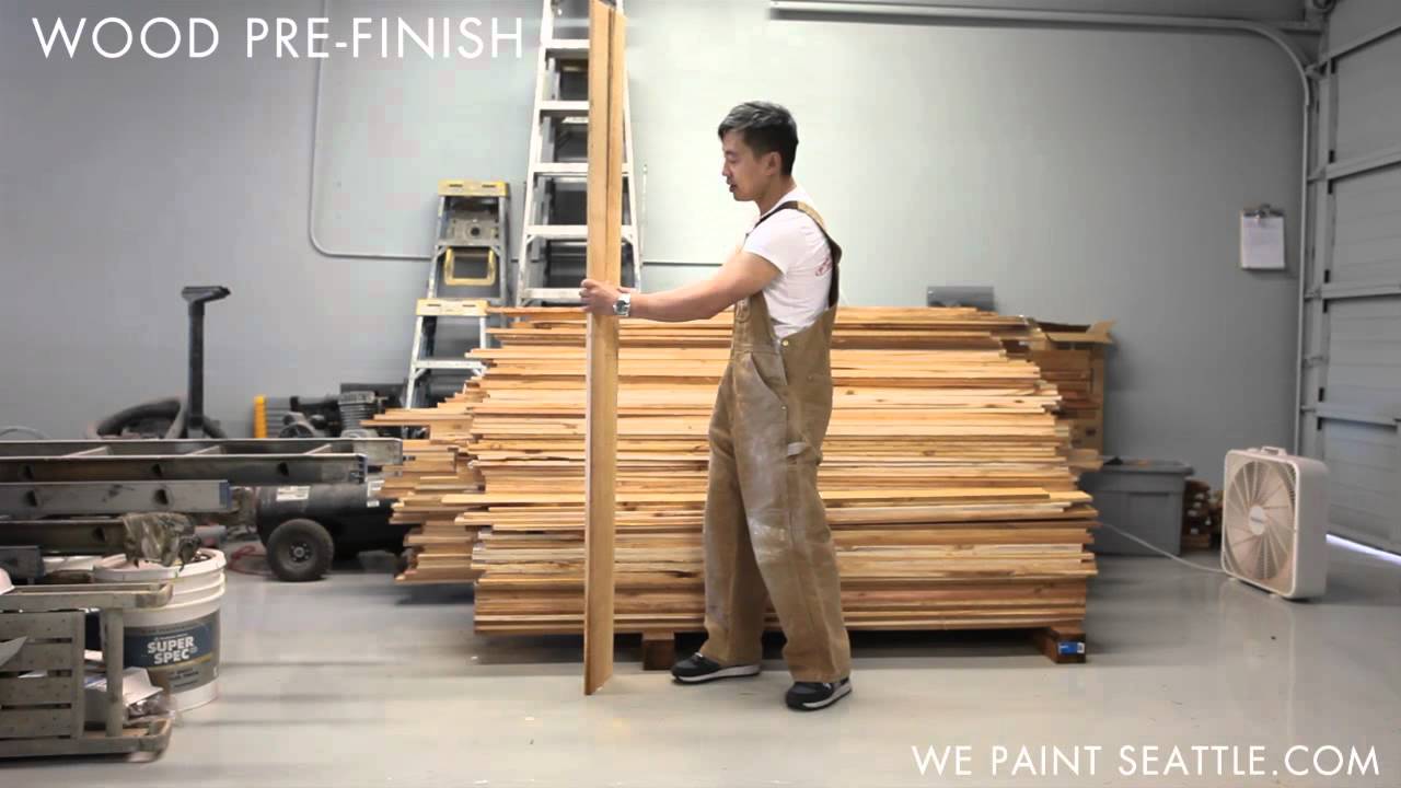 Pre-priming wood before construction - YouTube