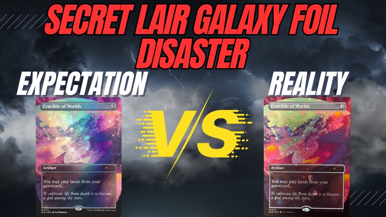 Alien Auroras Secret Lair Galaxy Foil Disaster - YouTube