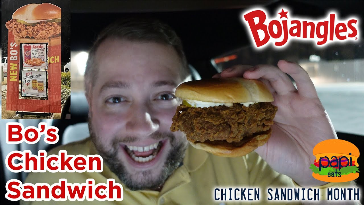 Bojangles NEW Bo's Chicken Sandwich - Test Location Review - YouTube