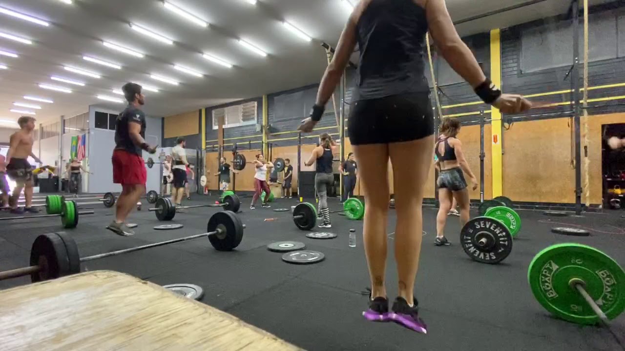 Treino Crossfit - Double Under, Power Clean - YouTube