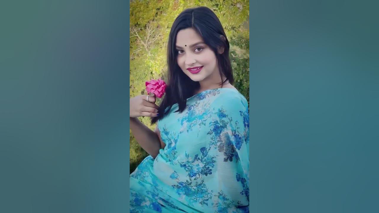 Deshi Beautiful Saree Girl | Naznin Nahar Niha | Bangladeshi Model Actress - YouTube