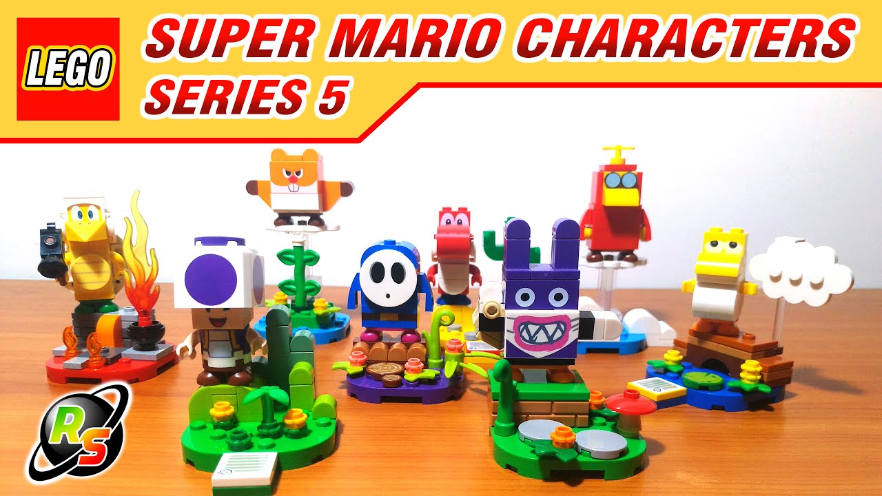 Lego Super Mario Characters series 5 - Unboxing, Quick Build - YouTube