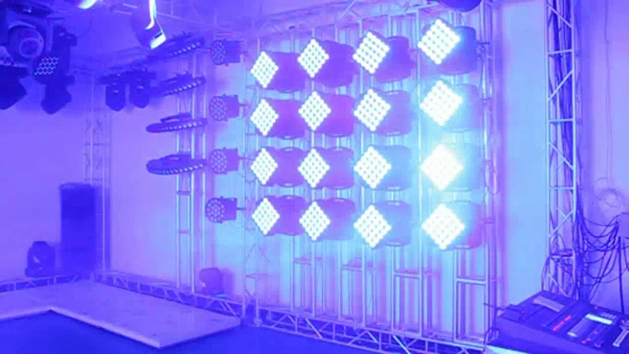 Magic Matrix 5X5 LED Wash Moving Head - YouTube
