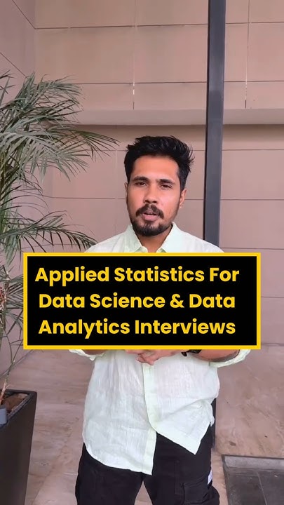 Applied Statistics For Data Science & Data Analytics Interviews!! #DataScience #DataAnalytics ...