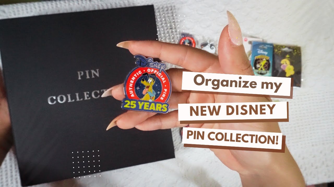 Lets Organize My Disney Pin Binder! | New Disney Pin collection - YouTube