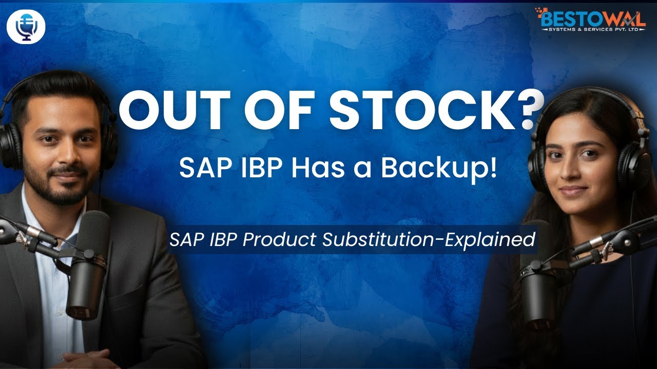 SAP IBP Product Substitution Explained | Finished Goods & BOM Level ...