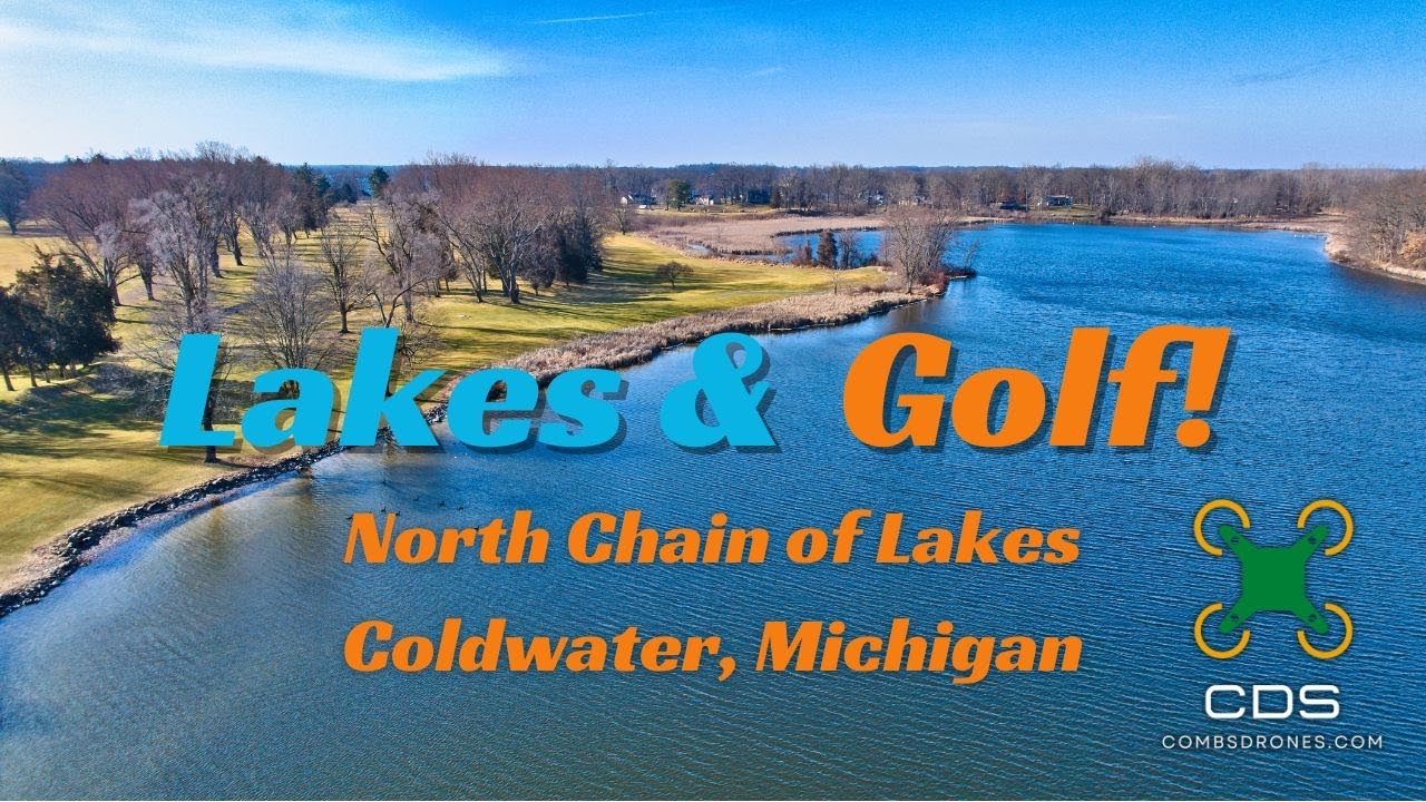 Lakes and Golf in Coldwater, Michigan #dji #djimavic3pro - YouTube