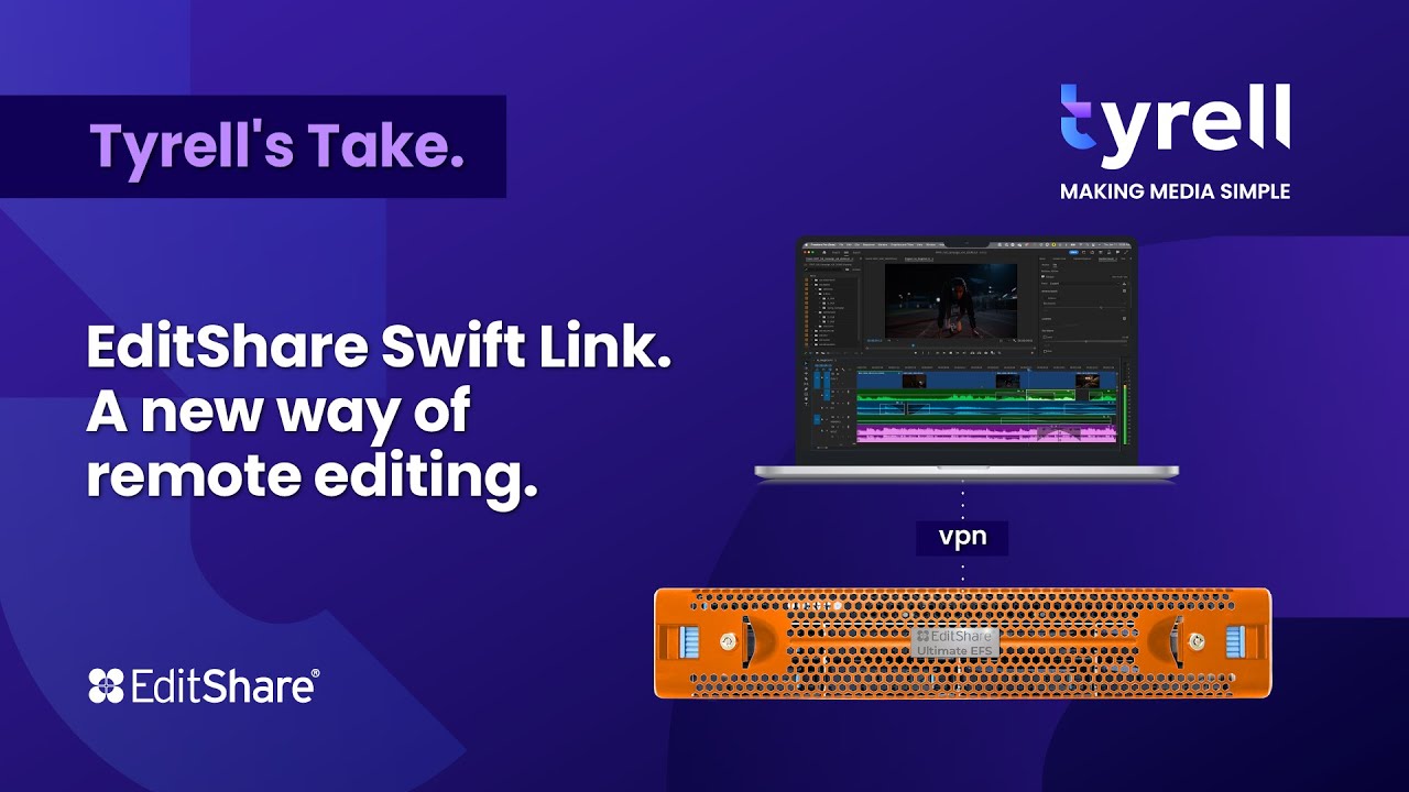 EditShare Swift Link - Remote Editing Evolution - YouTube