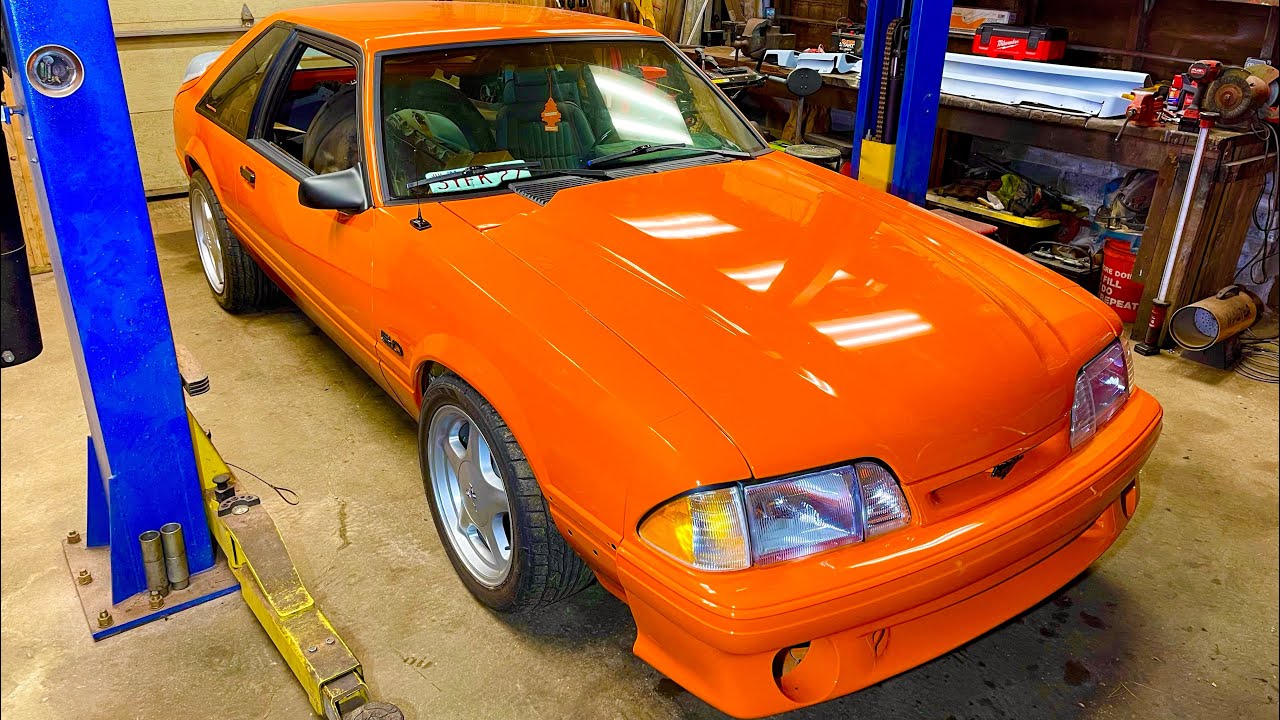 91 Mustang GT walk around and ECU change - YouTube