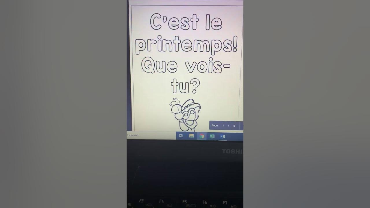 C’est le printemps! Que vois-tu? - YouTube