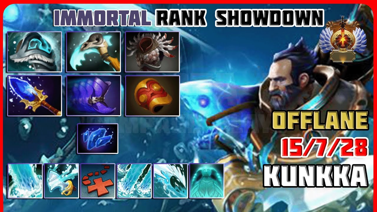 ⚓ Kunkka - The Admiral’s Onslaught! Immortal Gameplay - Dota 2 🌊 - YouTube