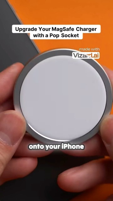 Upgrade Your MagSafe Charger with a Pop Socket - YouTube