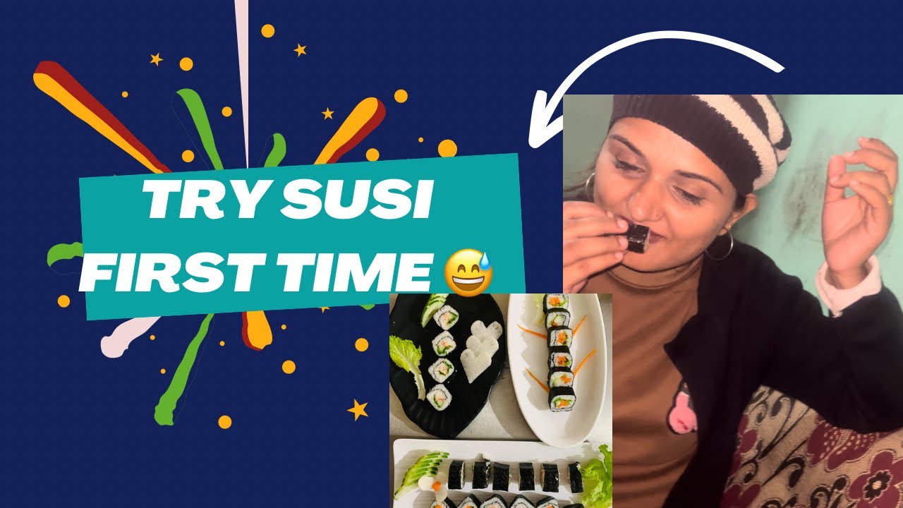 Trying #susi first time 😂 Do like and subscribe my channel 👍 - YouTube