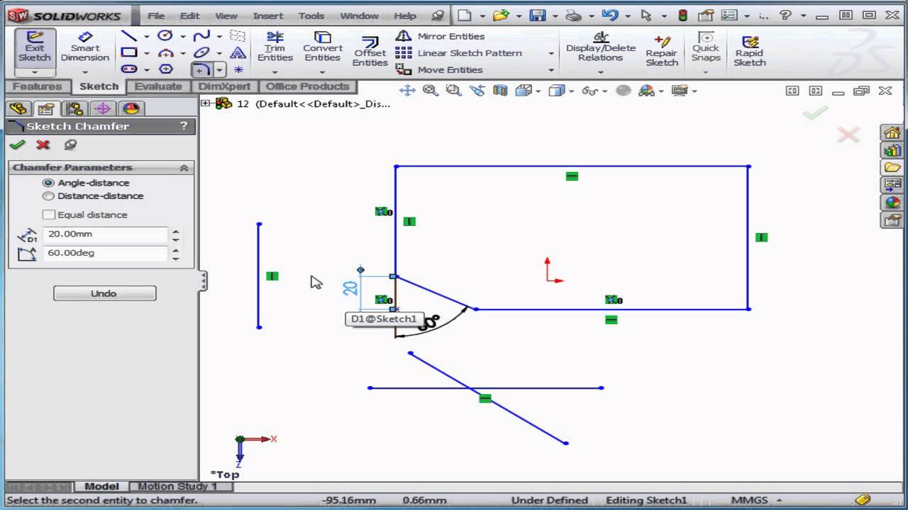SolidWorks Tutorial Lesson 12 2D Chamfer YouTube solidworks-tutorial-lesson-12-2d-chamfer-youtube