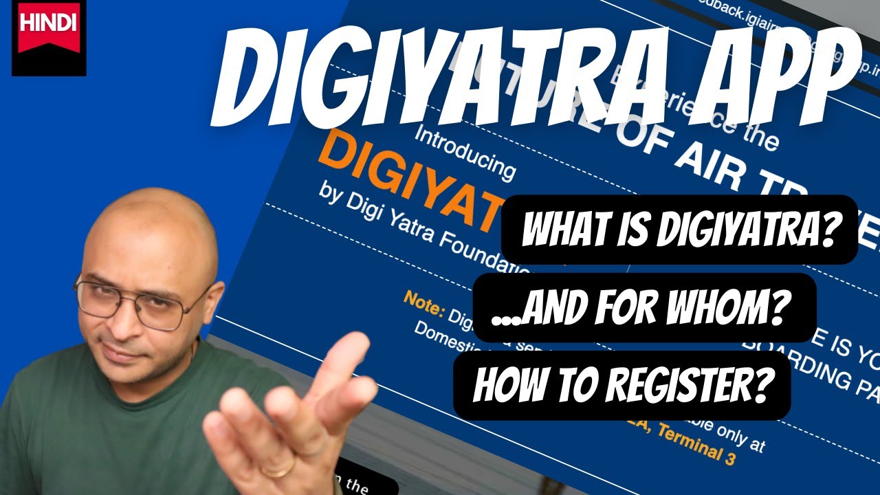 WHAT is DIGIYATRA? | DIGIYATRA for air passengers - YouTube
