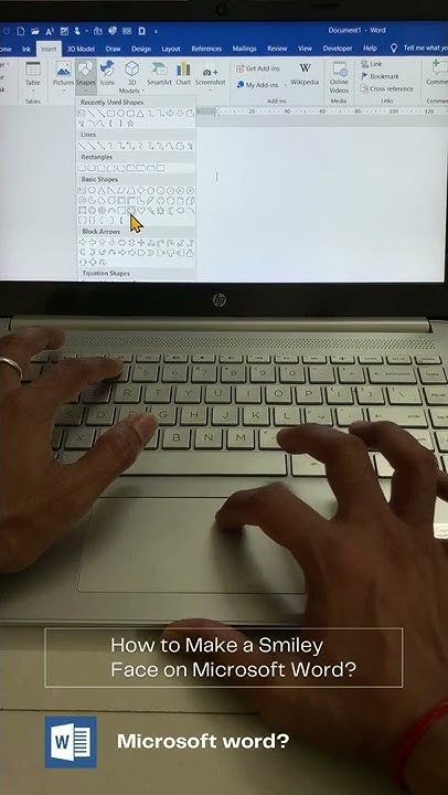 How to Make a Smiley Face on Microsoft Word? - YouTube