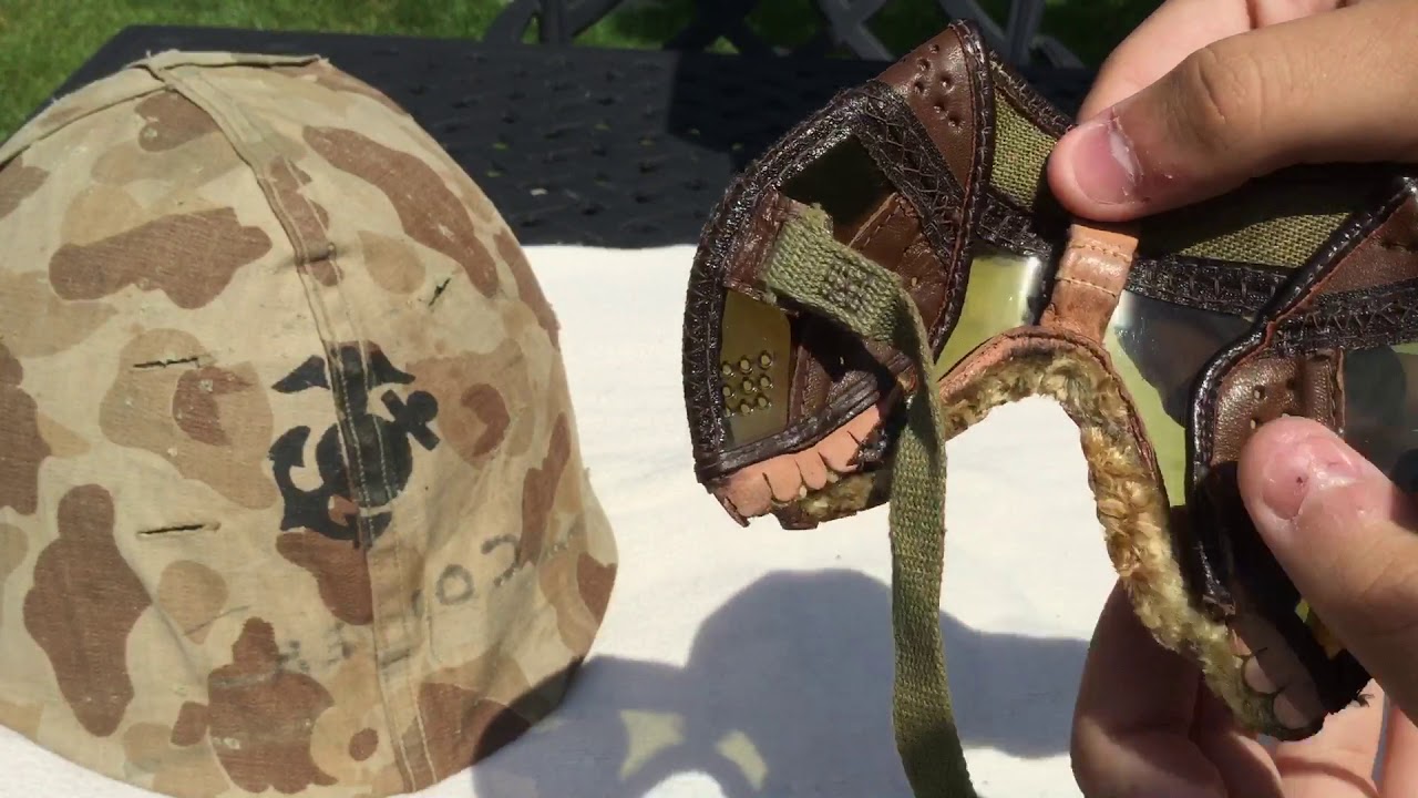 U.S. Military M-1943 Combat Goggles - YouTube
