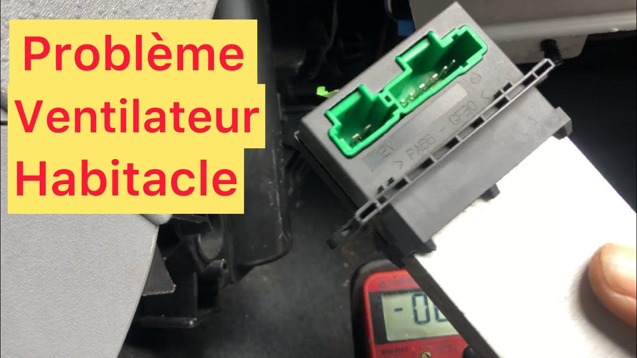 Problème Ventilateur, habitacle Citroën C3😁 - YouTube