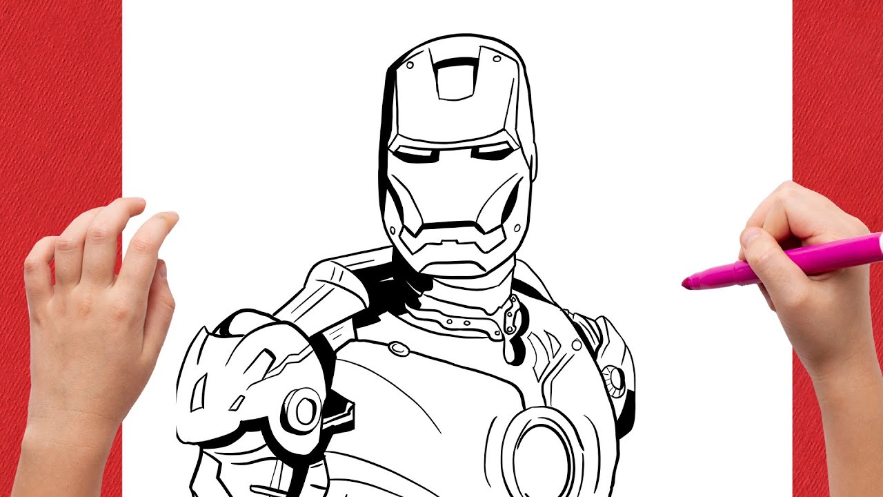 How to Draw Ironman (Tony Stark) 🎨 - YouTube