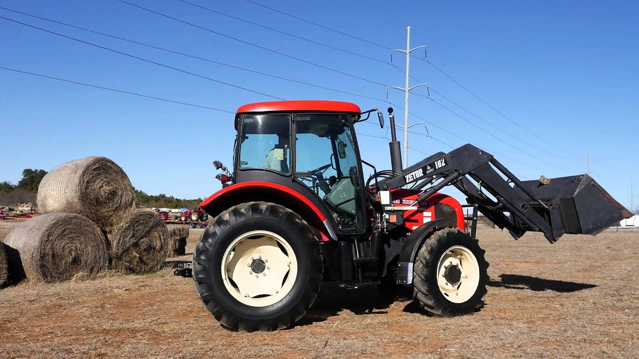 Demo Video of Zetor 6341 Cab with Loader, 4x4 - YouTube