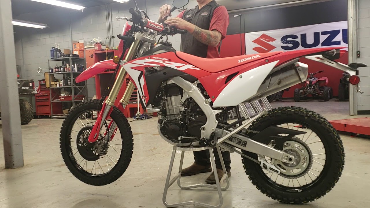 2019 crf 450 l build - YouTube