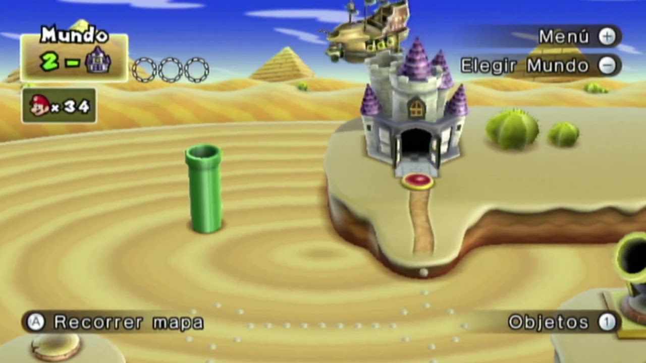 New Super Mario Bros. Wii - Mundo 2-Castillo 2 - YouTube