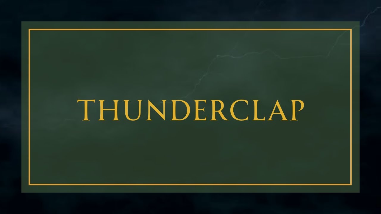 Thunderclap - YouTube