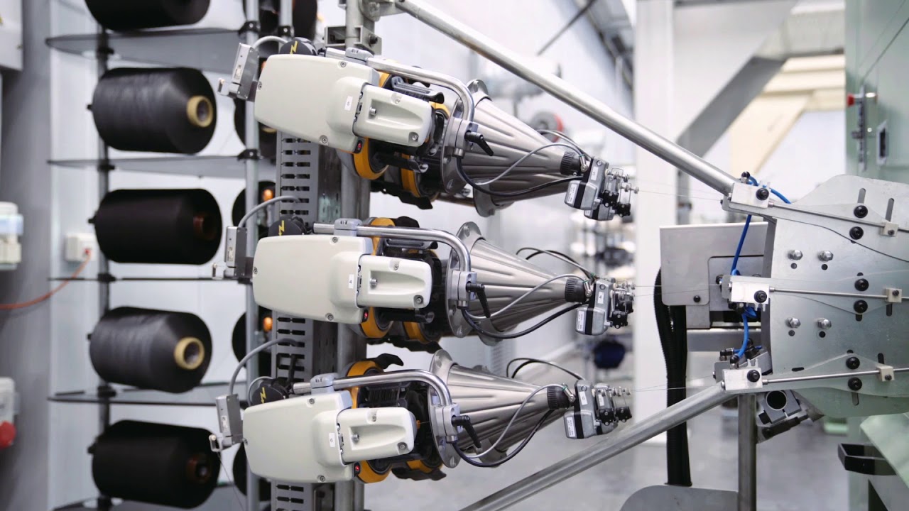 DORNIER Weaving Machine A1 Car Upholstery Fabrics - YouTube