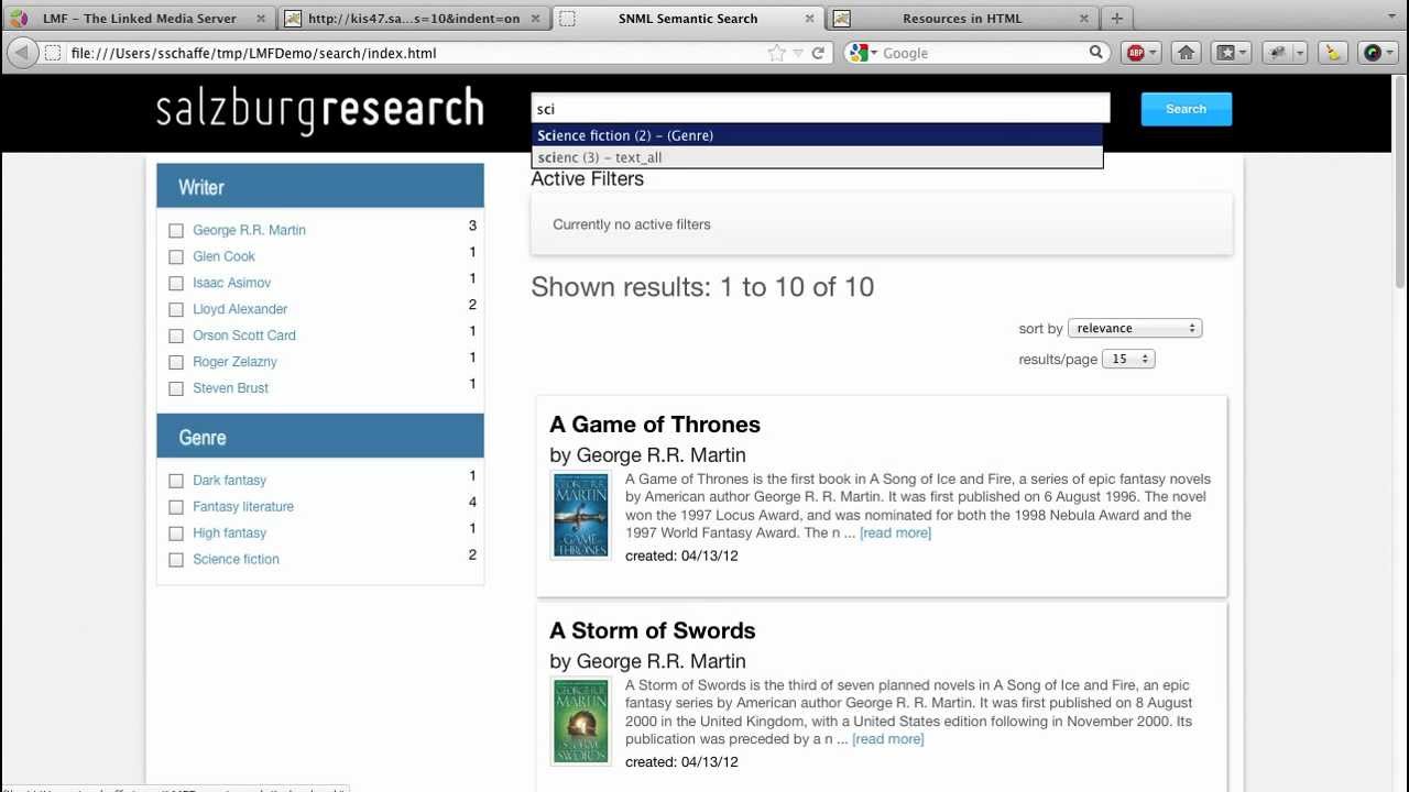 LMF Screencast: Configuring Semantic Search - YouTube